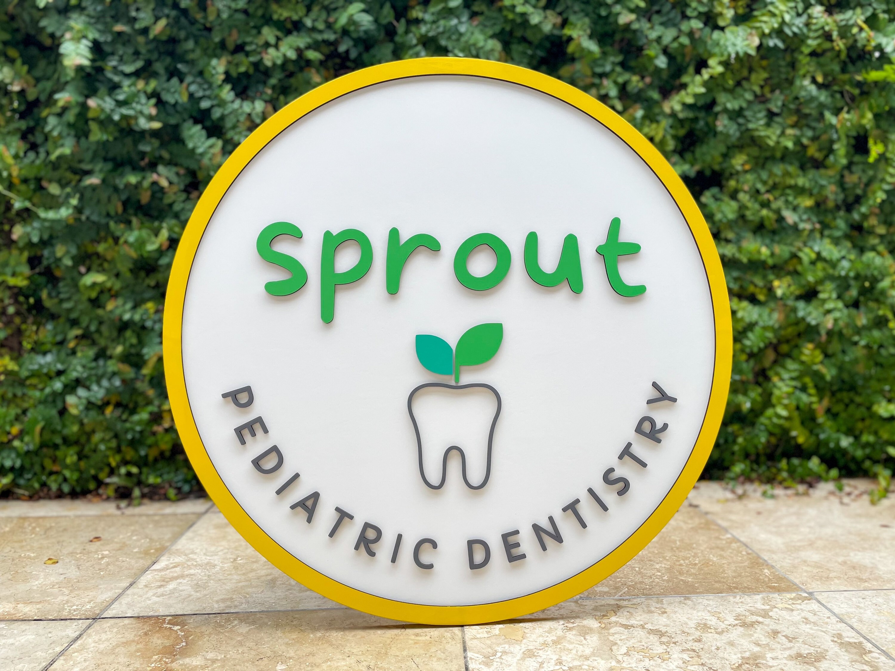 3D Round Logo Sign for Business Interior Logo Sign Lobby - Etsy