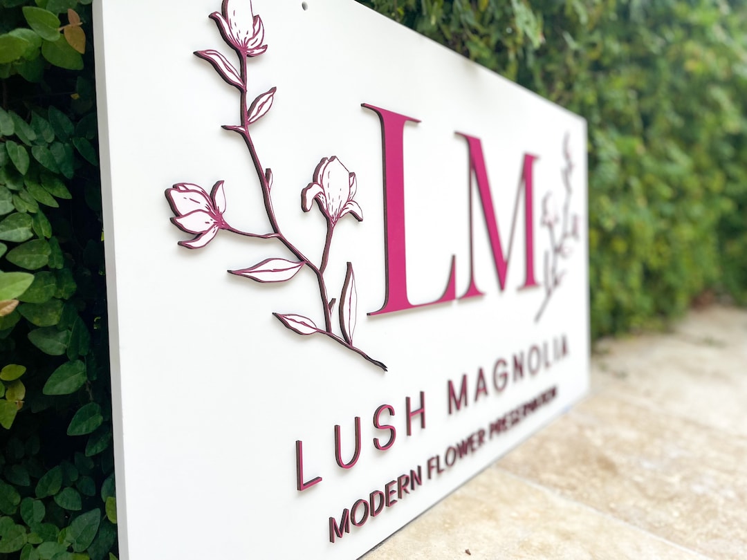 3D Round Logo Sign for Business | Interior Logo Sign | Lobby Sign | 3D ...