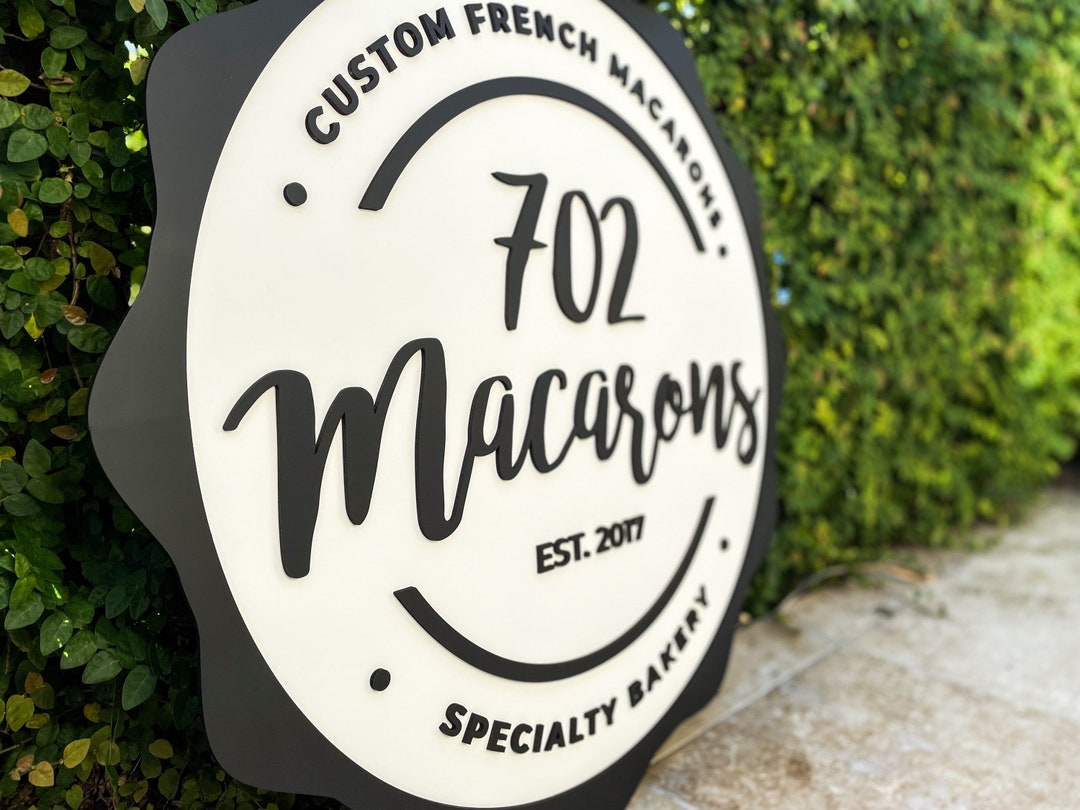 3D Round Logo Sign for Business | Interior Logo Sign | Lobby Sign | 3D ...