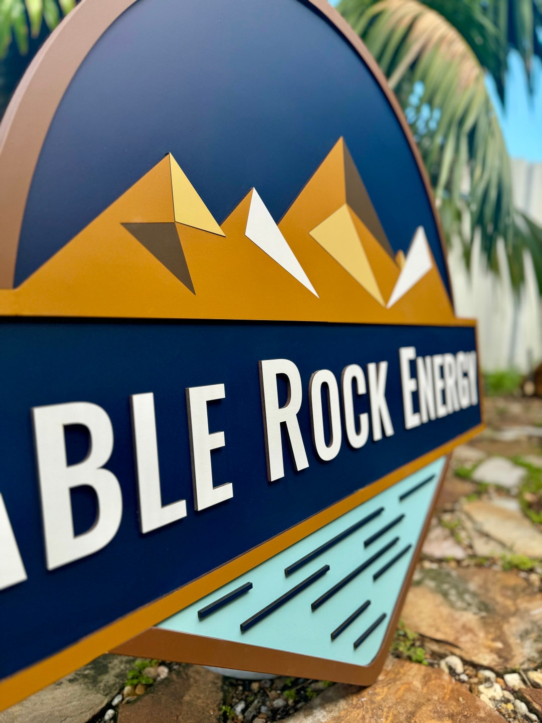 3D Custom Shape Logo Business Sign | Interior Logo Sign | Lobby Sign ...