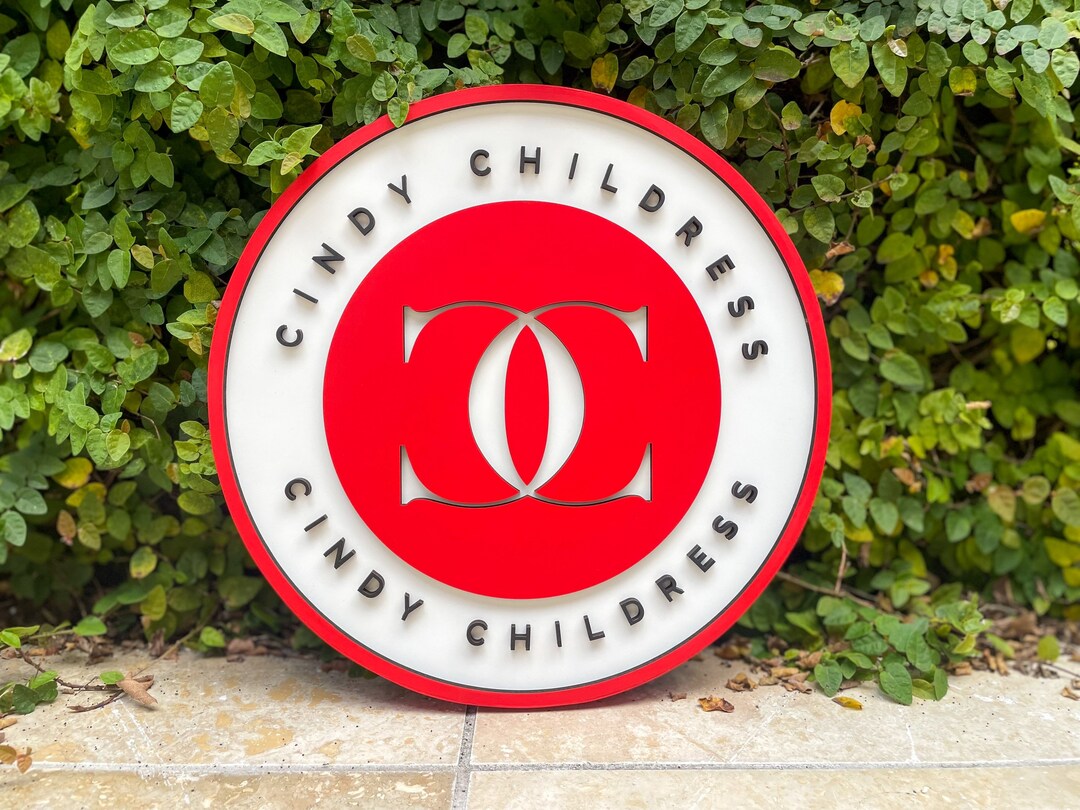 3D Round Logo Sign for Business | Interior Logo Sign | Lobby Sign | 3D ...