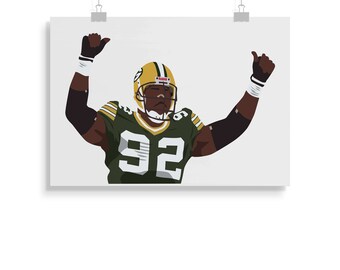 Reggie White Poster | Etsy
