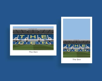 Millwall FC Classic Kits Print - 1885 to 2021 - A3/A4 Poster - Football ...
