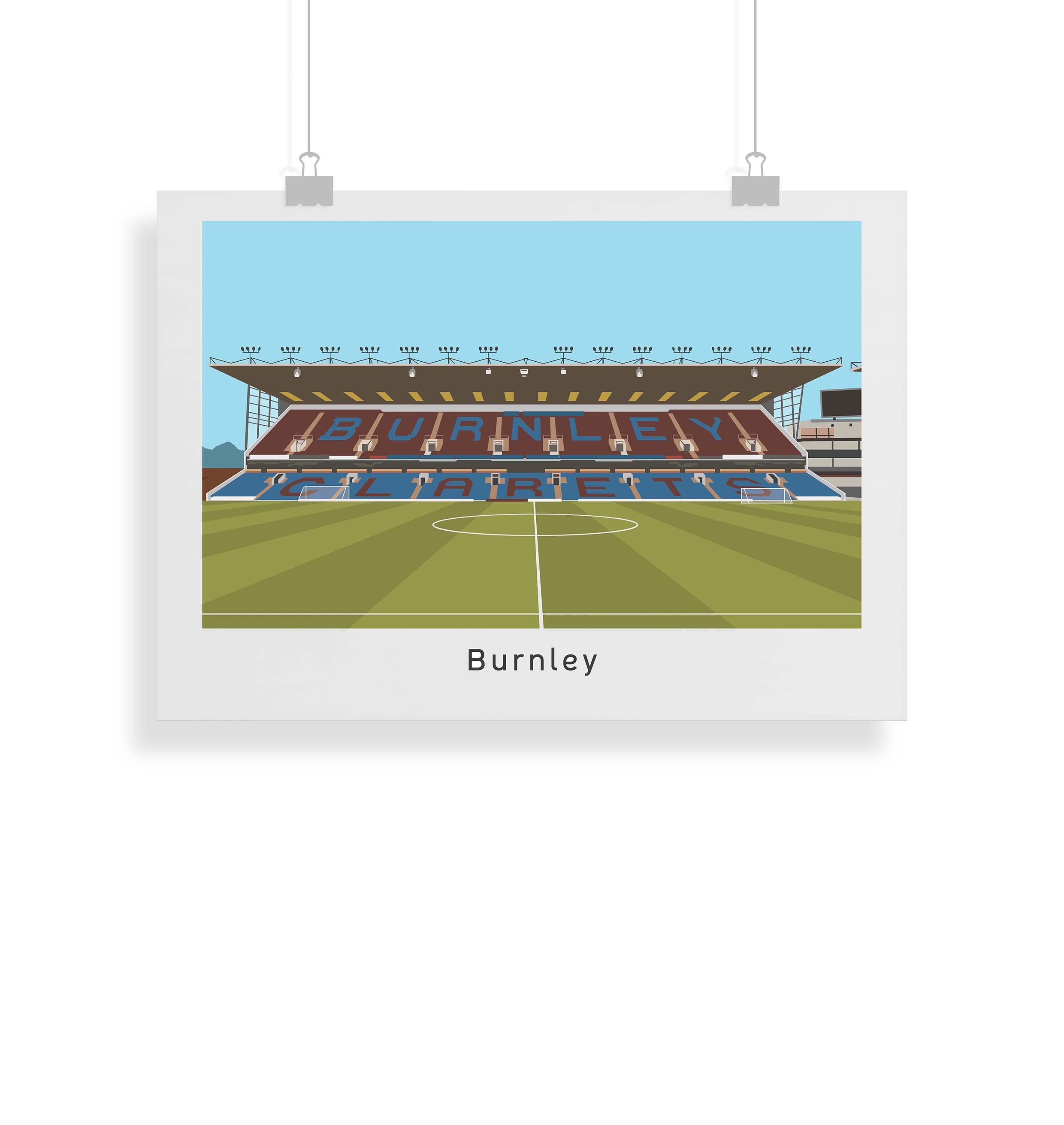 Football Stadium Posters, Bolton, Bournemouth, Brighton, Burnley ...