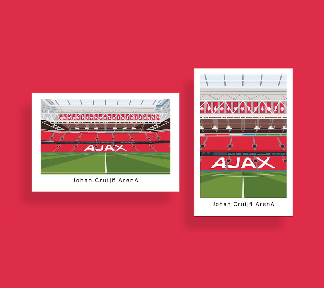 Football Poster - Ajax Stadium Print - Etsy