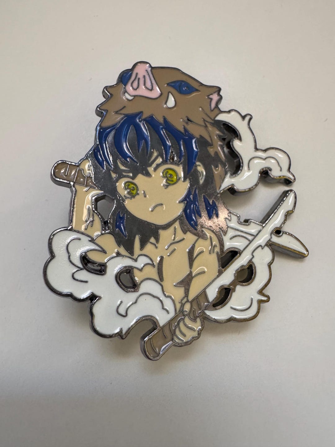 Inosuke Hashibira Pin, Demon Slayer Pin, Otaku Accessory , Gift ,anime ...