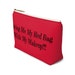 Bring Me My Red Bag T-bottom Cosmetic and Accessory Bag - Etsy