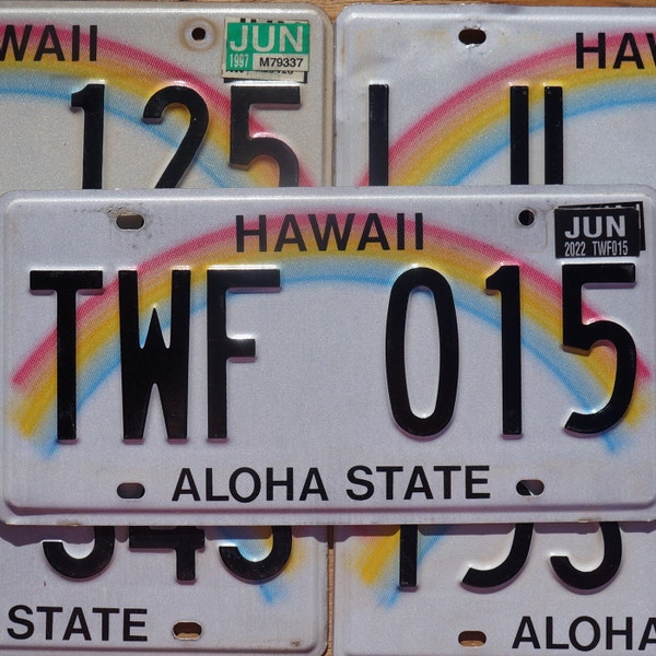 Hawaii License Plate - Etsy
