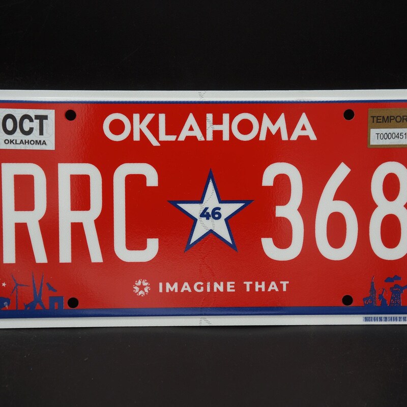 Oklahoma License Plates - Etsy