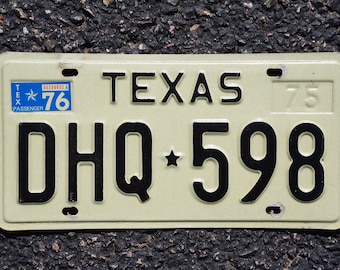 Embossed Texas License Plates - Etsy