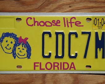 Kids License Plate Florida - Etsy