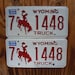 1984 Connecticut Blue Vintage License Plate Constitution State 747 AVA ...