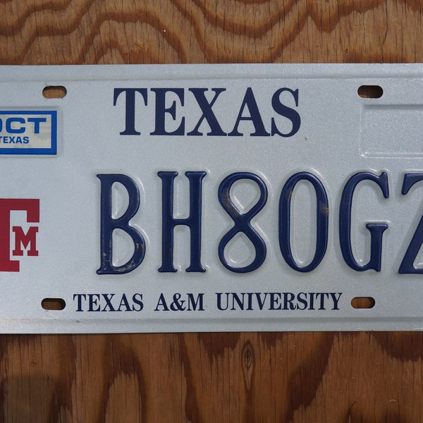 Texas a and M License Plate - Etsy