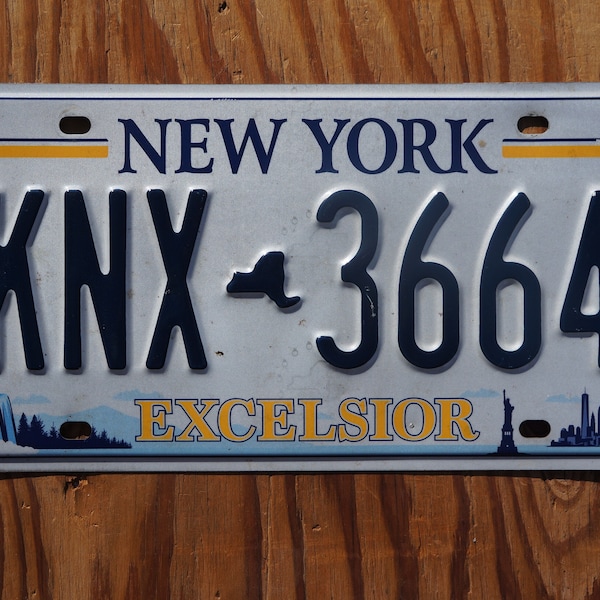 License Plate New York Excelsior - Etsy