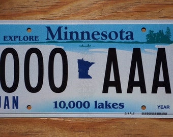 Aaa License Plate - Etsy