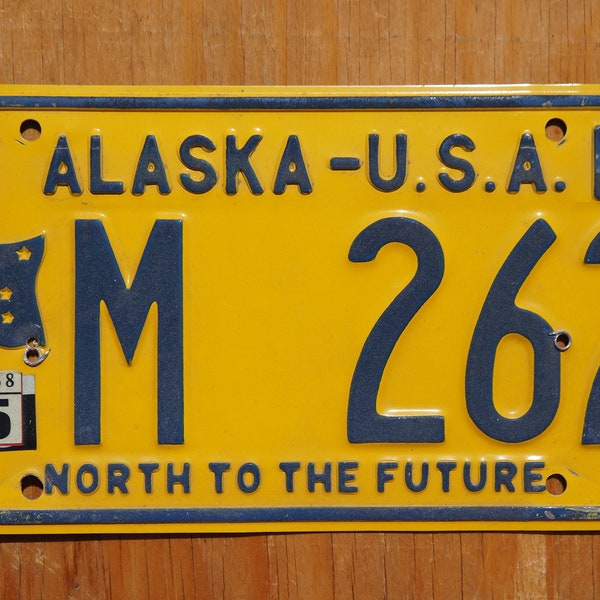 Yellow License Plate - Etsy