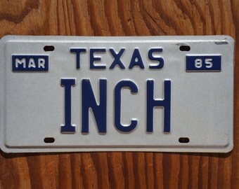 Texas Vanity License Plate - Etsy