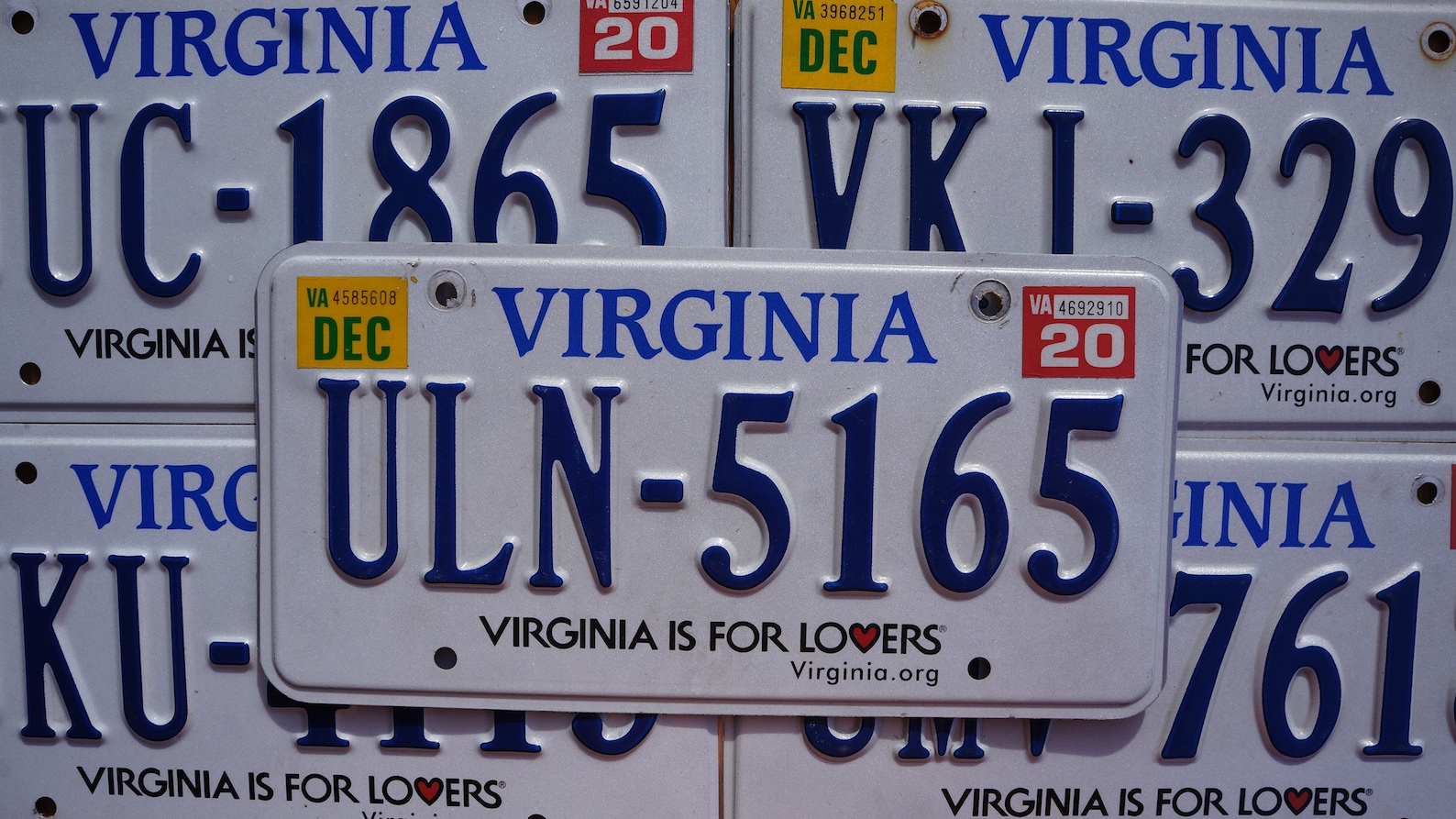 One or More - VIRGINIA License Plate - Virginia is for Lovers - Etsy