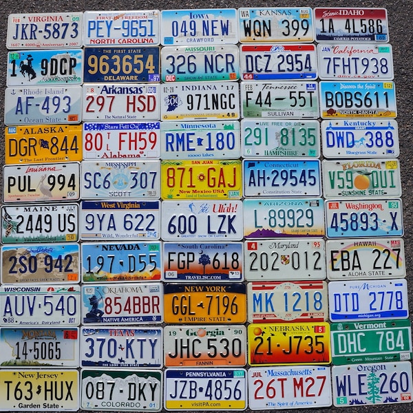 Authentic Mexico License Plate - Etsy