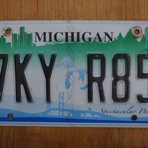 One or More - Michigan the Mackinac Bridge Graphic License Plate ...