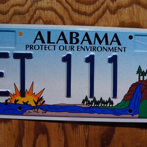 Alabama PROTECT OUR ENVIRONMENT Wildlife Green Mountains and Blue Lake ...