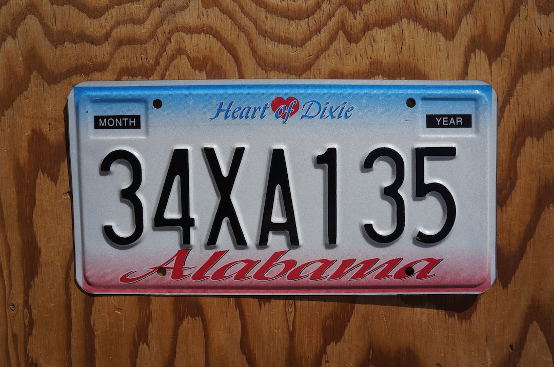 Buy One or More - ALABAMA Heart of Dixie License Plate Online in India ...