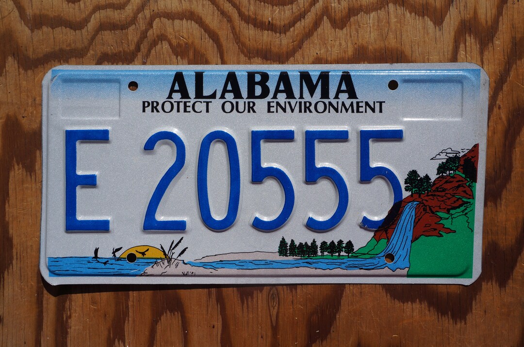 Alabama PROTECT OUR ENVIRONMENT Wildlife Green Mountains and Blue Lake ...