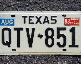 Embossed State License Plate - Etsy