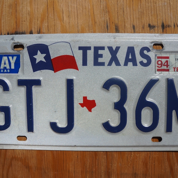 Texas Flag Car Plate - Etsy