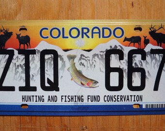Deer Fish License Plate - Etsy