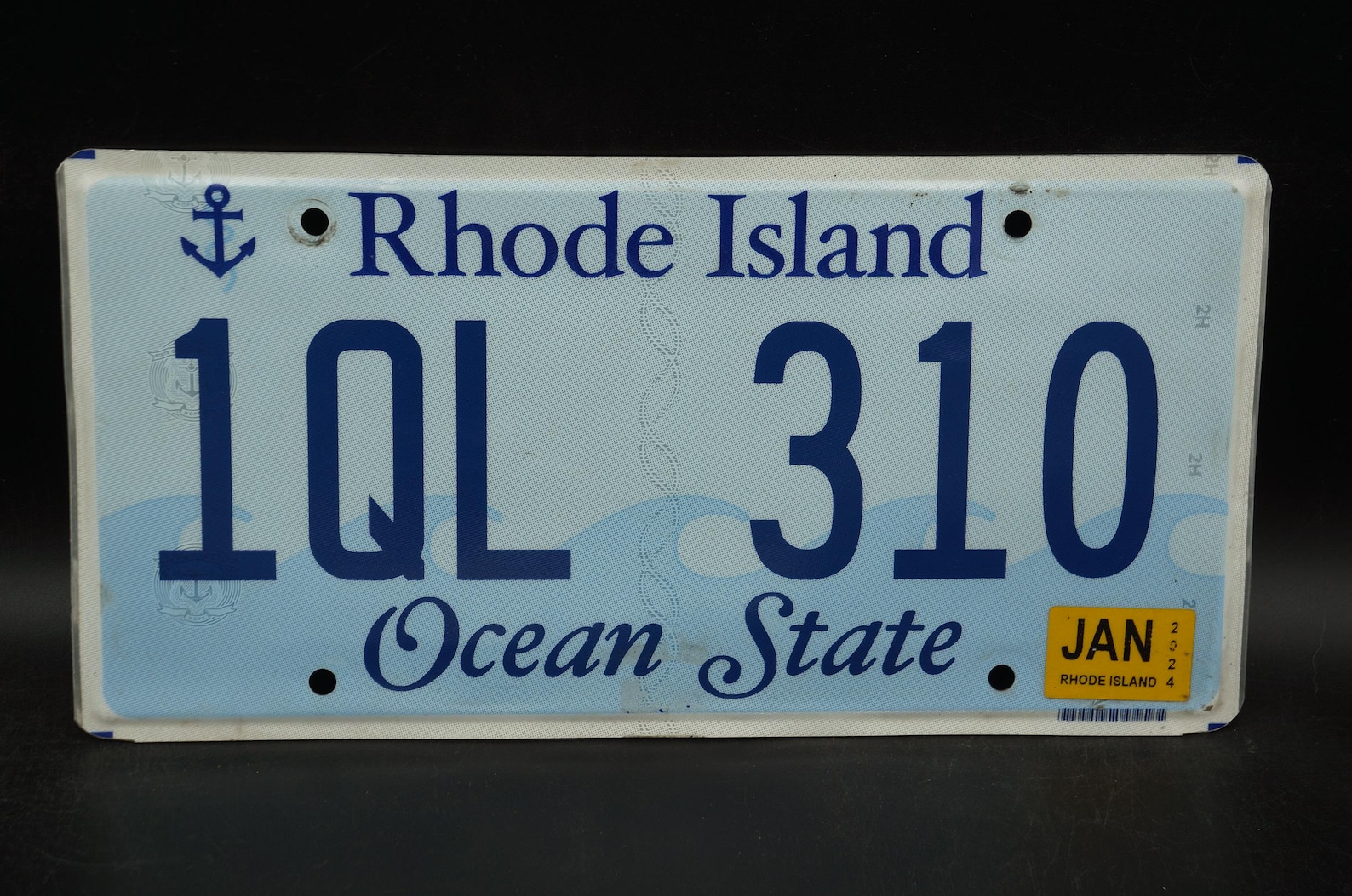 2024 Rhode Island NEW DESIGN Wave License Plate Ocean State - Etsy