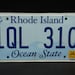 2024 Rhode Island NEW DESIGN Wave License Plate Ocean State - Etsy