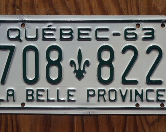 1963 License Plate - Etsy