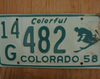 Colorado License Plate Frame - Etsy