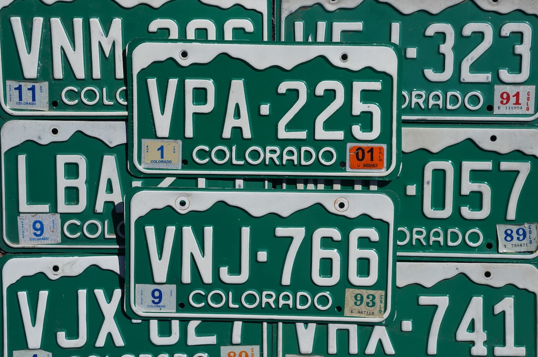 One or More - COLORADO GREEN MOUNTAINS License Plate - Etsy