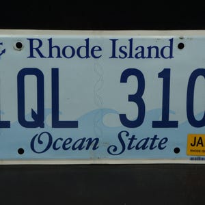 2024 Rhode Island NEW DESIGN Wave License Plate Ocean State - Etsy