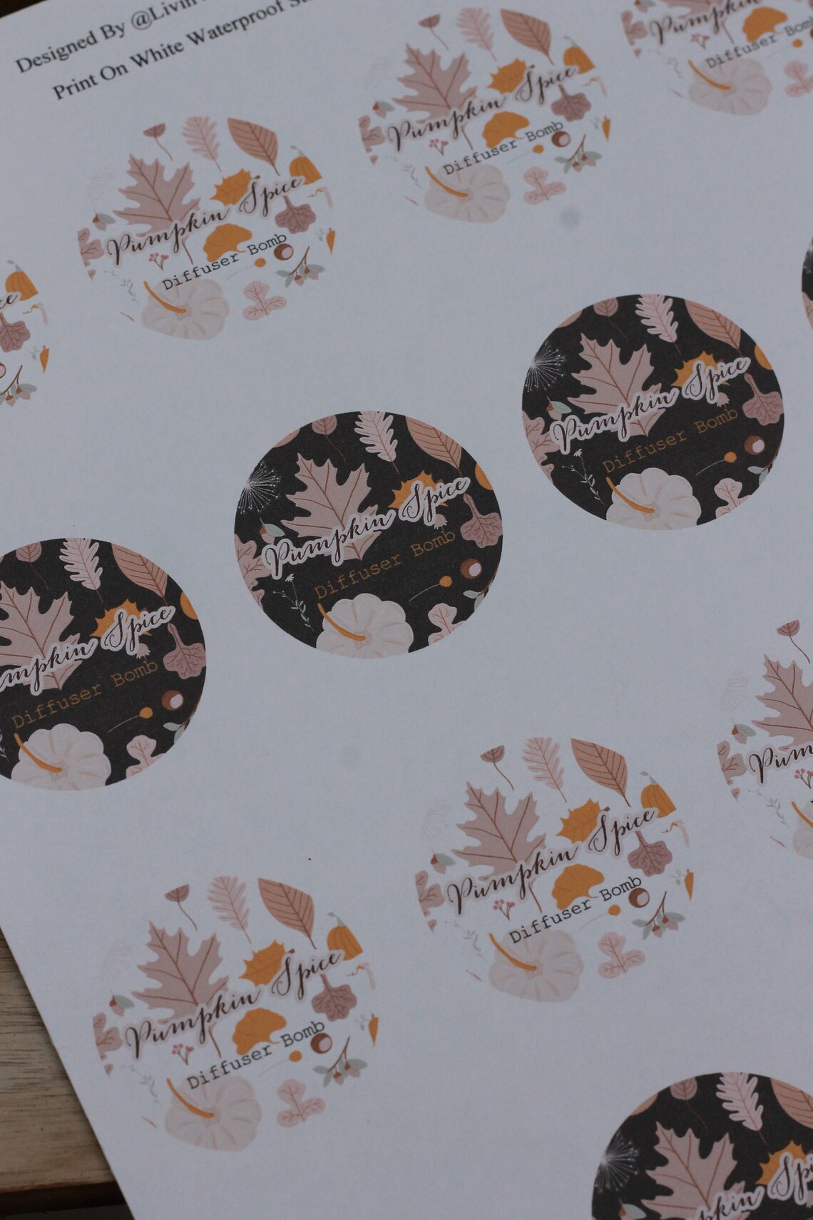 INSTANT DOWNLOAD Diffuser Bomb Label Essential Oil Label - Etsy