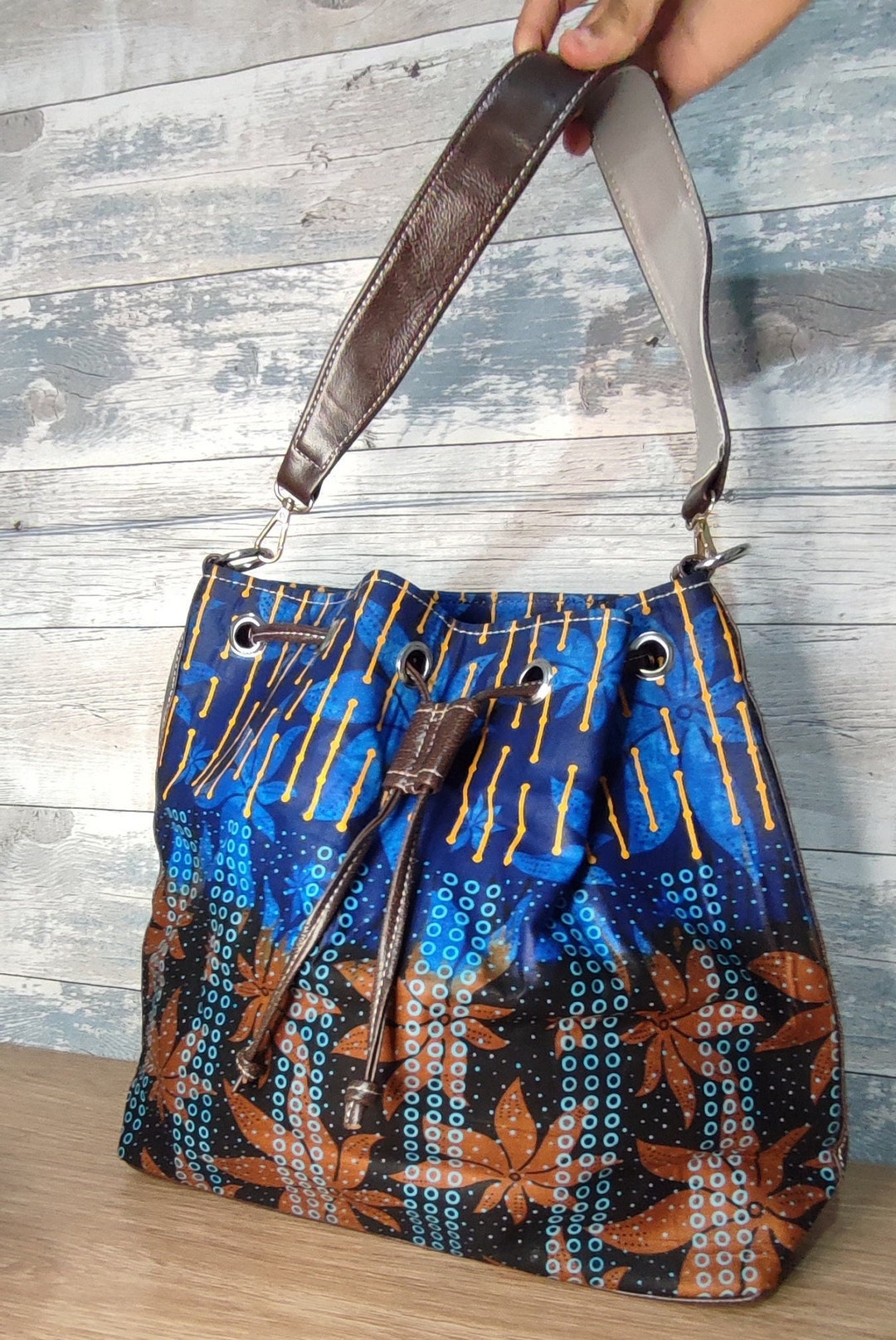 Handmade African Tote Bag, Ethnic Satchel, OOAK African Leather Bag ...