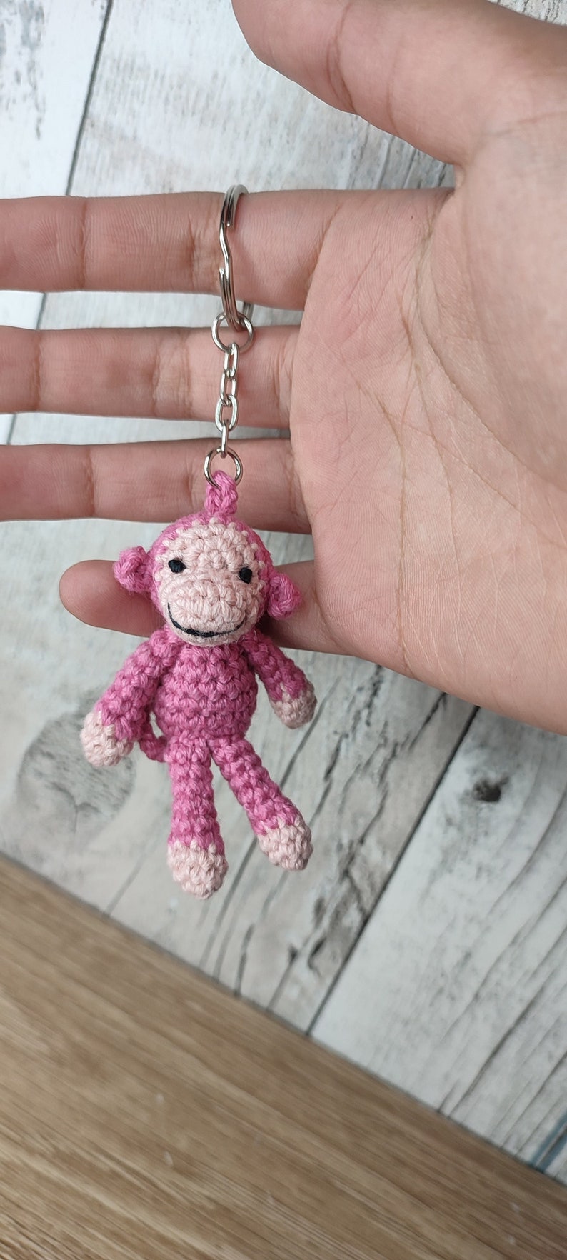 Pink Monkey Crochet Cute Crochet Monkey Gift Ideas Gift for - Etsy