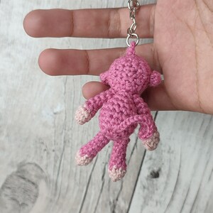Pink Monkey Crochet, Cute Crochet Monkey, Gift Ideas, Gift for Him ...