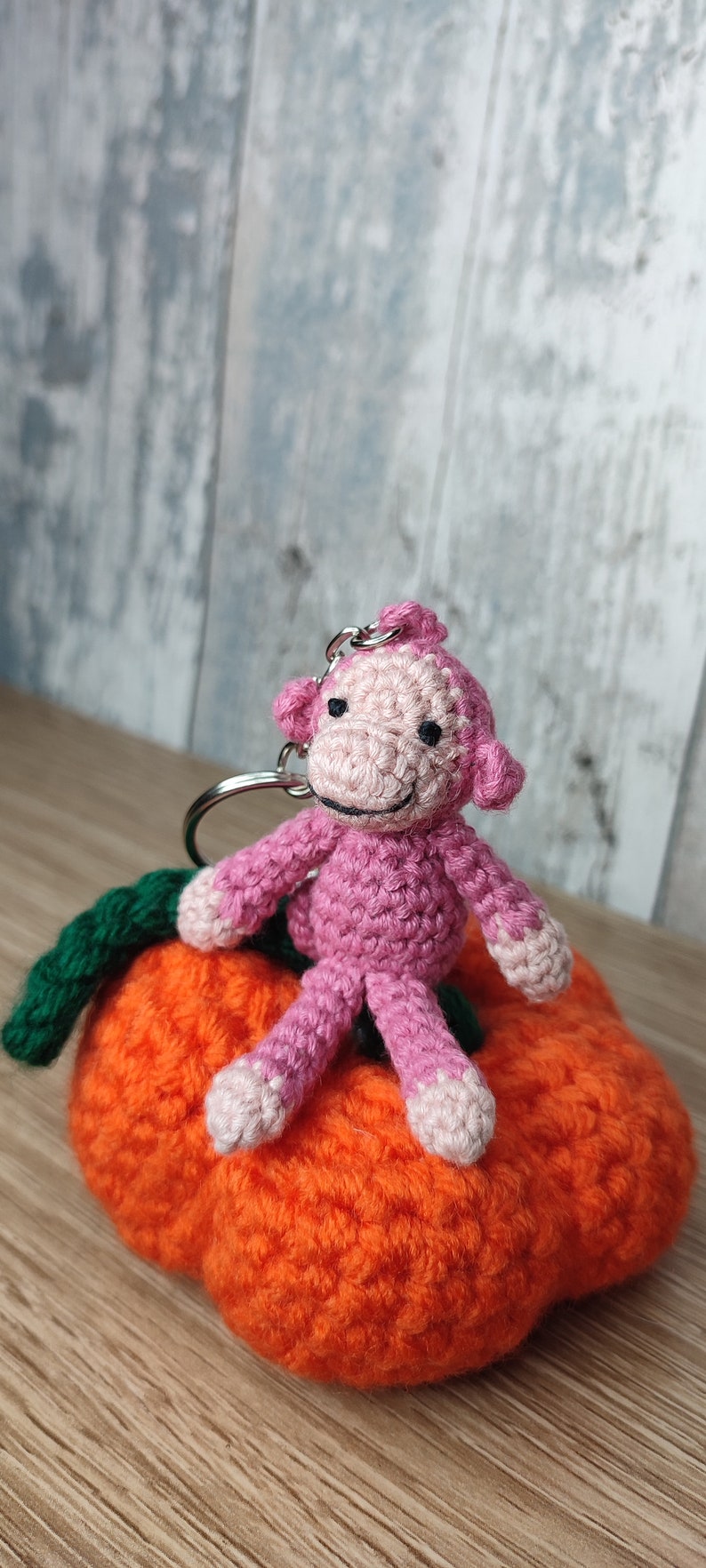 Pink Monkey Crochet Cute Crochet Monkey Gift Ideas Gift for - Etsy