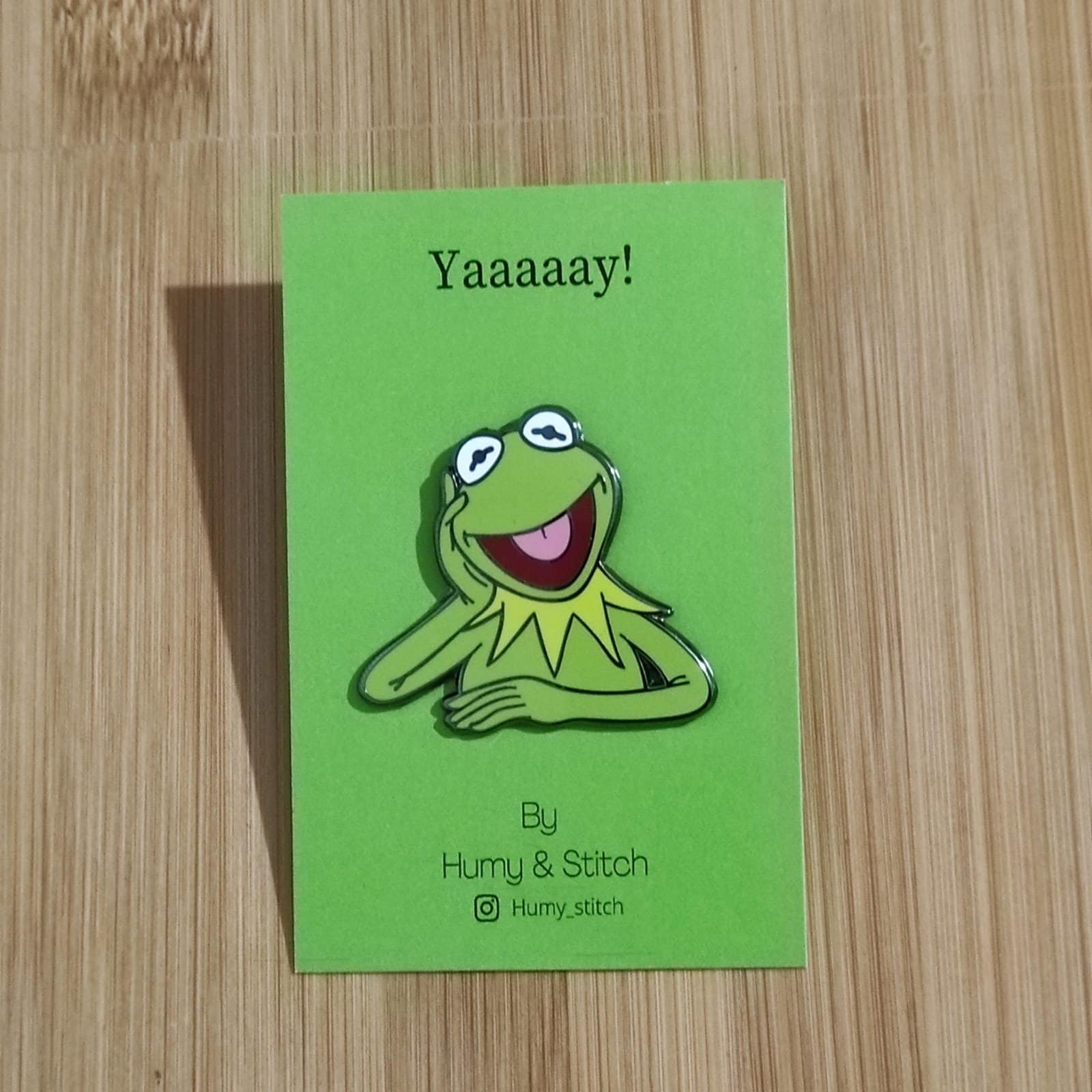 Kermit Pin Kermit Enamel Pin - Etsy