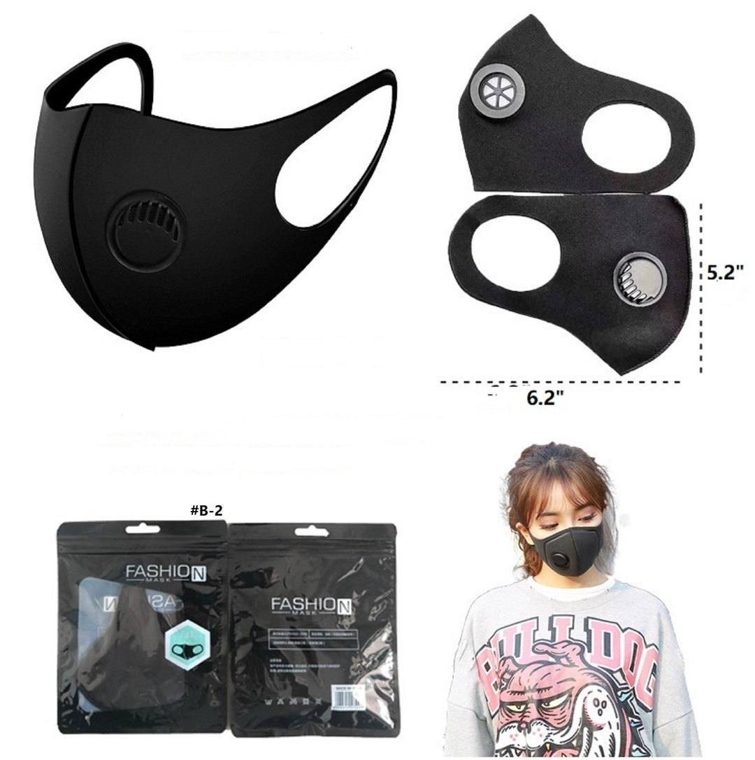 12PC Face Masks With Valvet, Washable/reusable/water-resistant ...