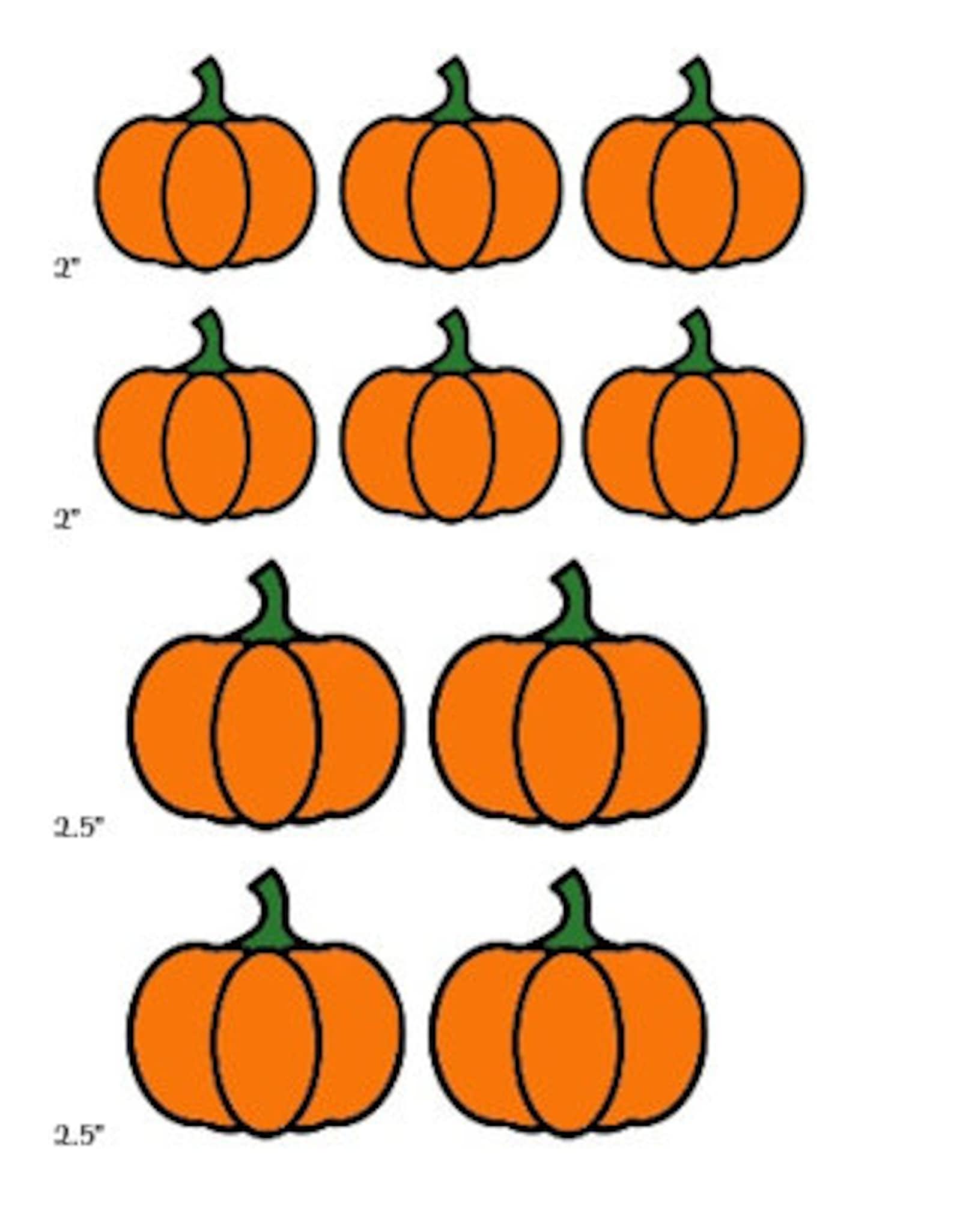 Pumpkin Royal Icing Transfer Sheet - Etsy