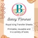 Music Note Royal Icing Transfer Sheet - Etsy