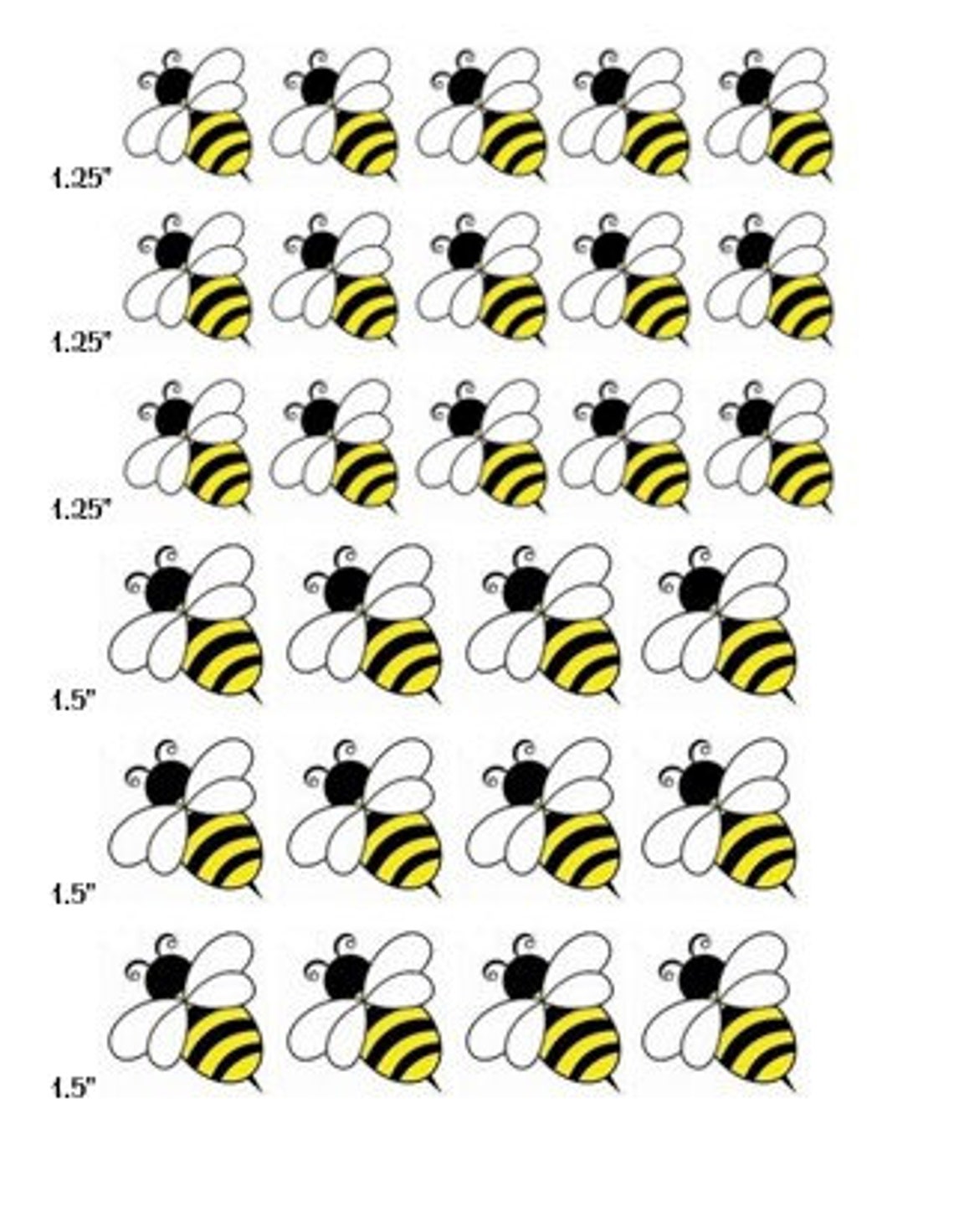 Bubble Bee Royal Icing Transfer Sheet - Etsy