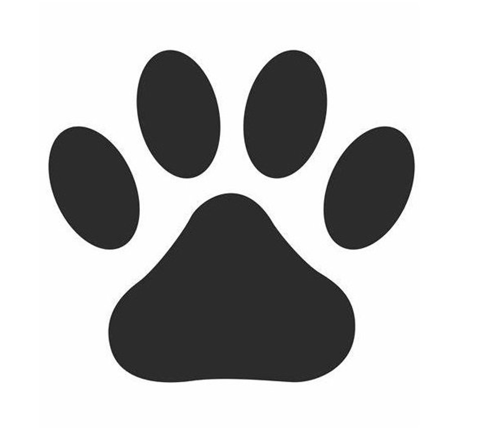 Paw Print Royal Icing Transfer Sheet - Etsy