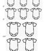 Baby Onesie Royal Icing Transfer Sheet - Etsy