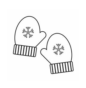 Mittens Royal Icing Transfer Sheet - Etsy