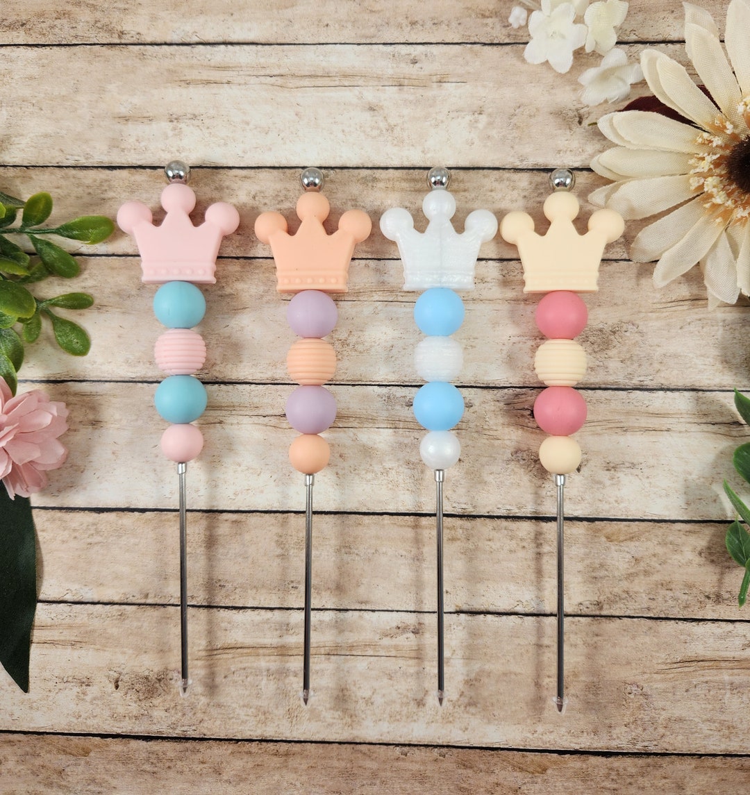 READY TO SHIP! 6" Crown Cookie Scribe Tool, Beaded Scribe, Pretty ...